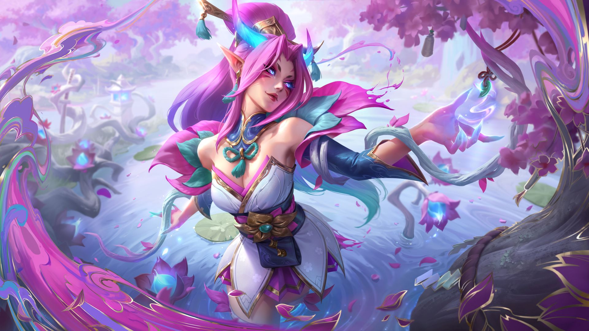 PBE LoL 25.09 : les nouveaux skins Spirit Blossom - Fleur Spirituelle